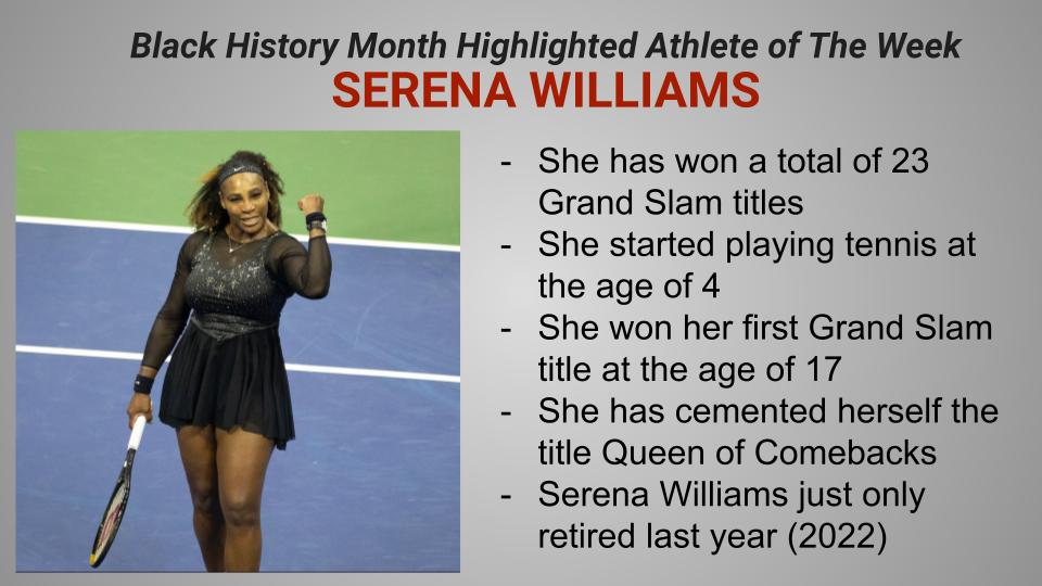 Black History Month: Athlete of the Week | ARHS PGO Parent News