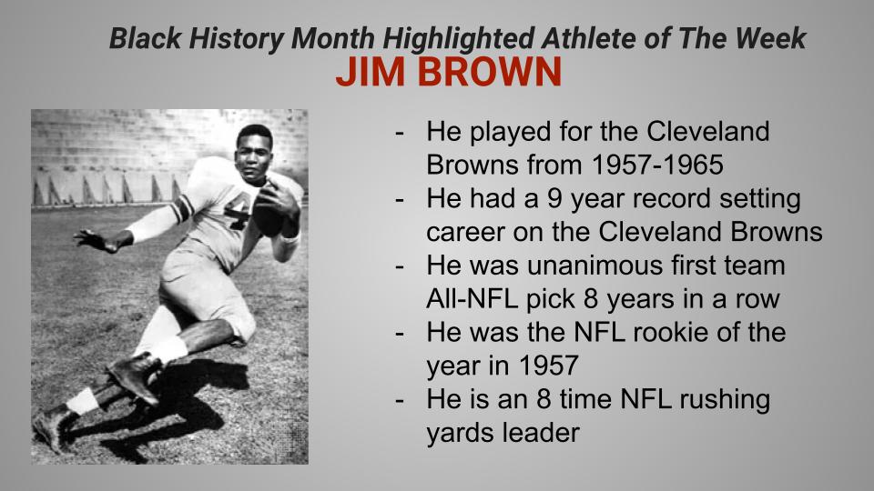 Black History Month: Athlete of the Week | ARHS PGO Parent News