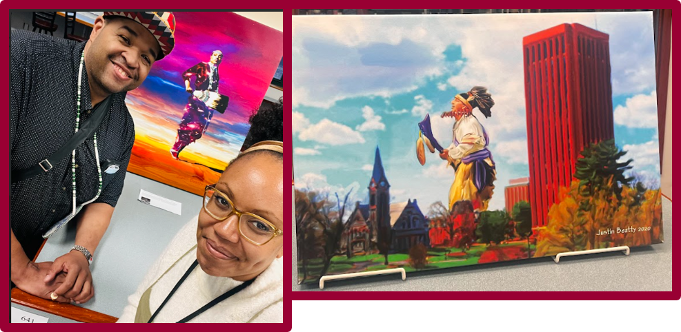 Local Indigenous artist Justin Beatty visited ARHS for Indigenous ...