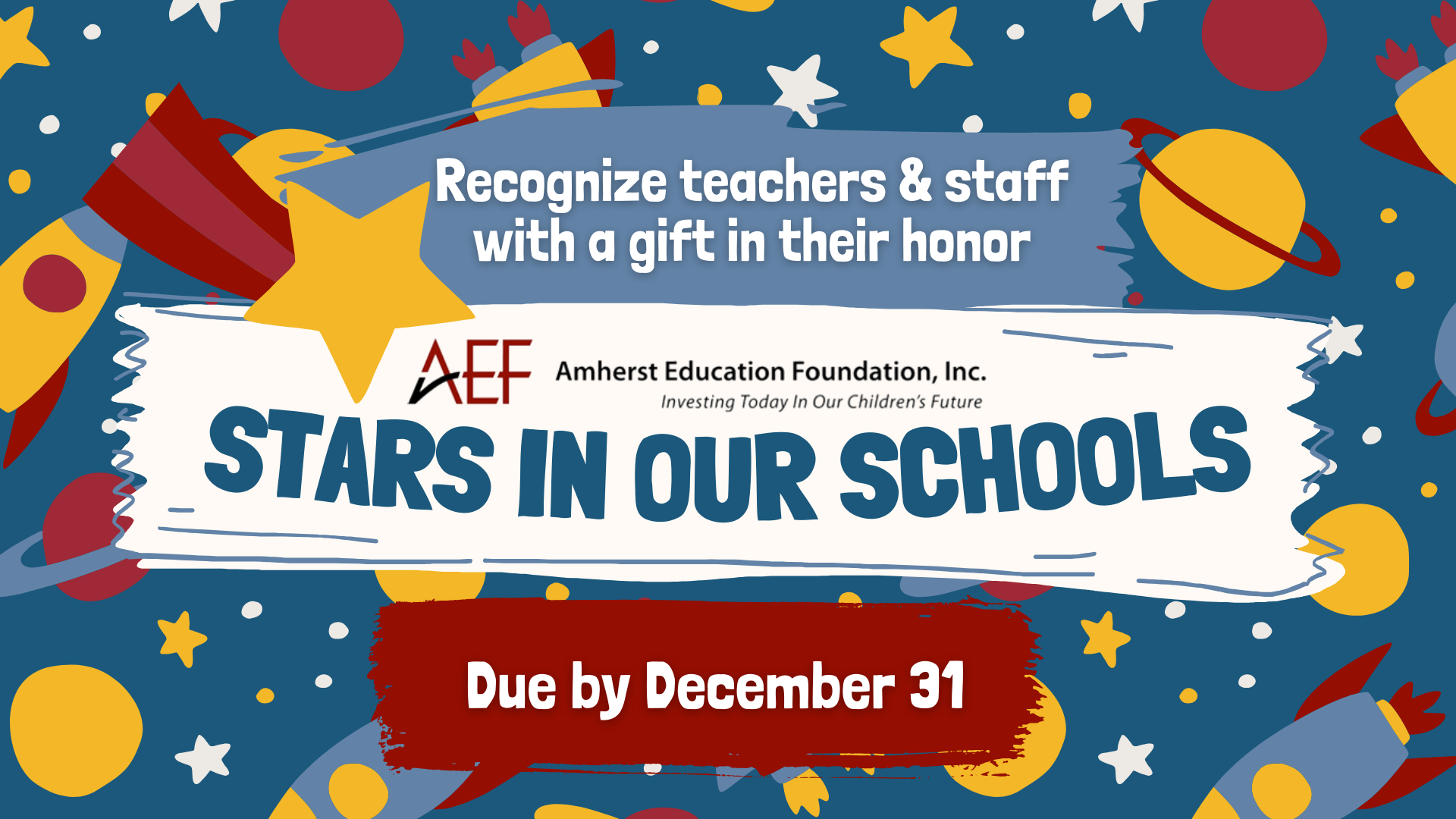AEF’s December Stars In Our Schools Is Now Open! | ARHS PGO Parent News