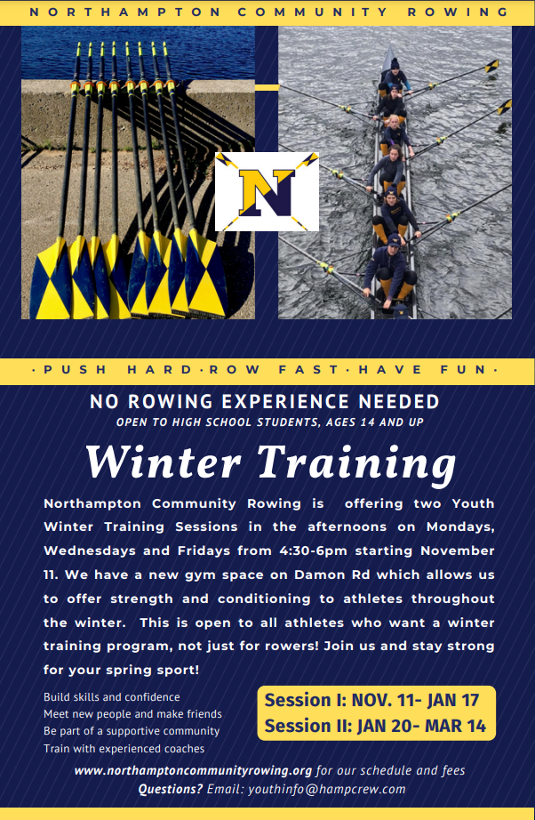 Winter Rowing Training for High Schoolers | ARHS PGO Parent News